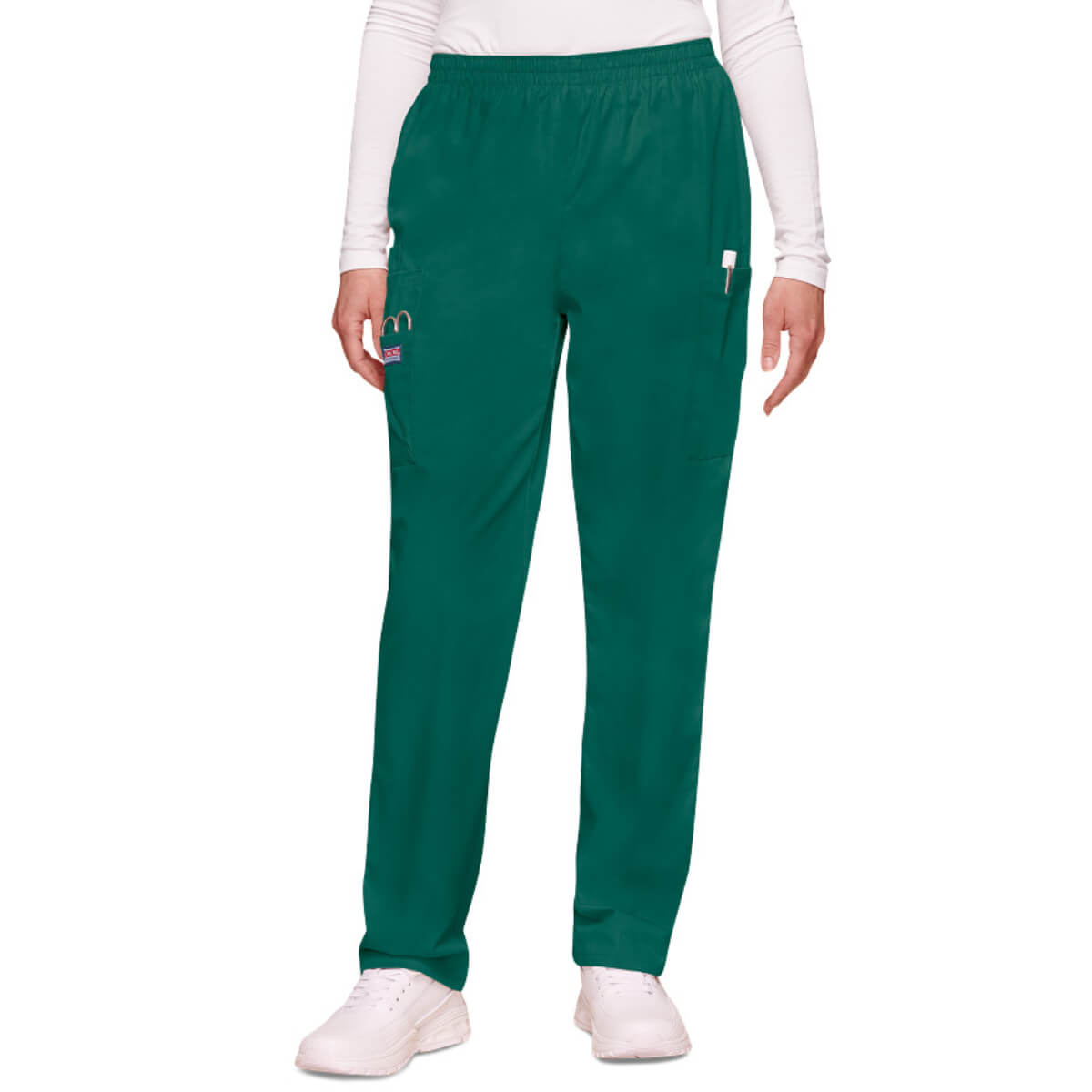 Buy Cherokee Workwear Originals Damen-Pull-On-Cargohose M, Hunter green ...