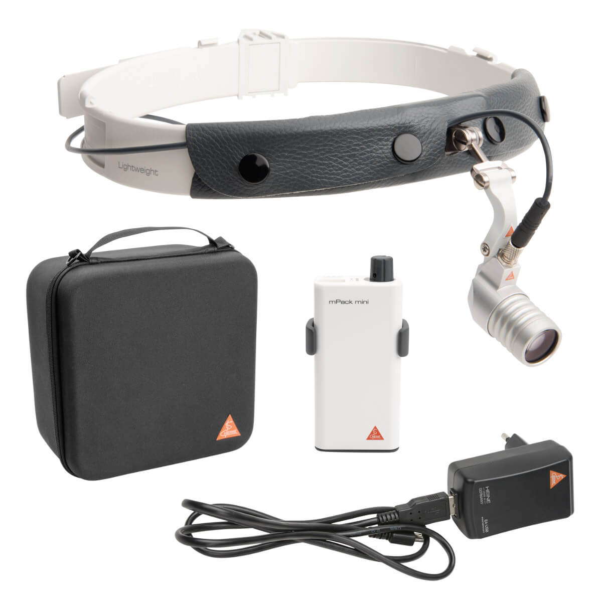 Buy HEINE Optotechnik HEINE MicroLight2 headlamp with mPack mini With Lightweight headstrap online