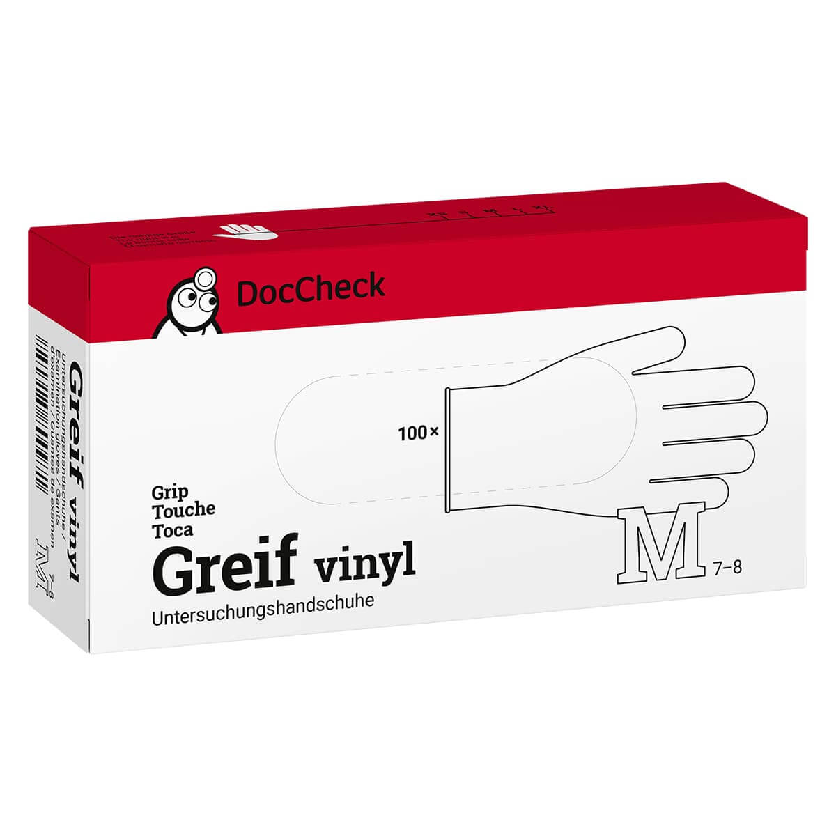 Buy DocCheck Tools “Greif vinyl” gloves M (7–8) online