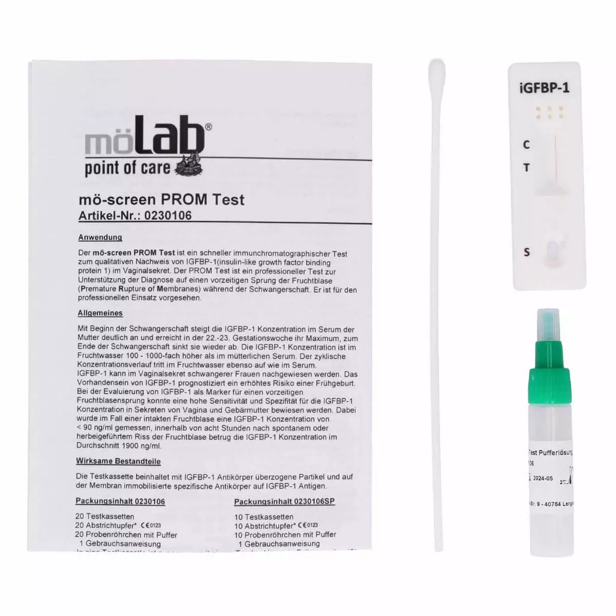 Buy möLab PROM Test 20 strip tests online