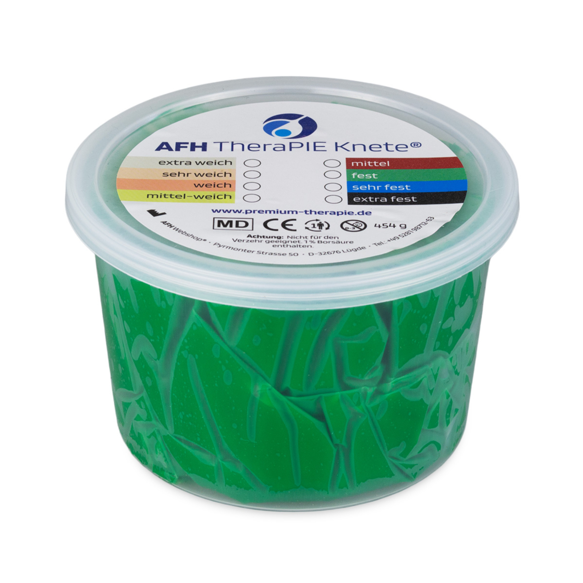 Buy AFH TheraPIE Colored Therapy Clay 454 g, Solid (green) online